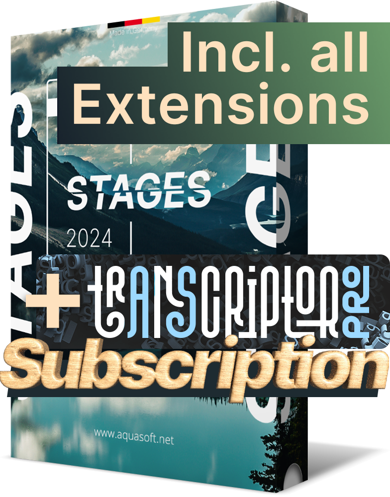 Product overview - Photo Vision, Video Vision, Stages and more | AquaSoft